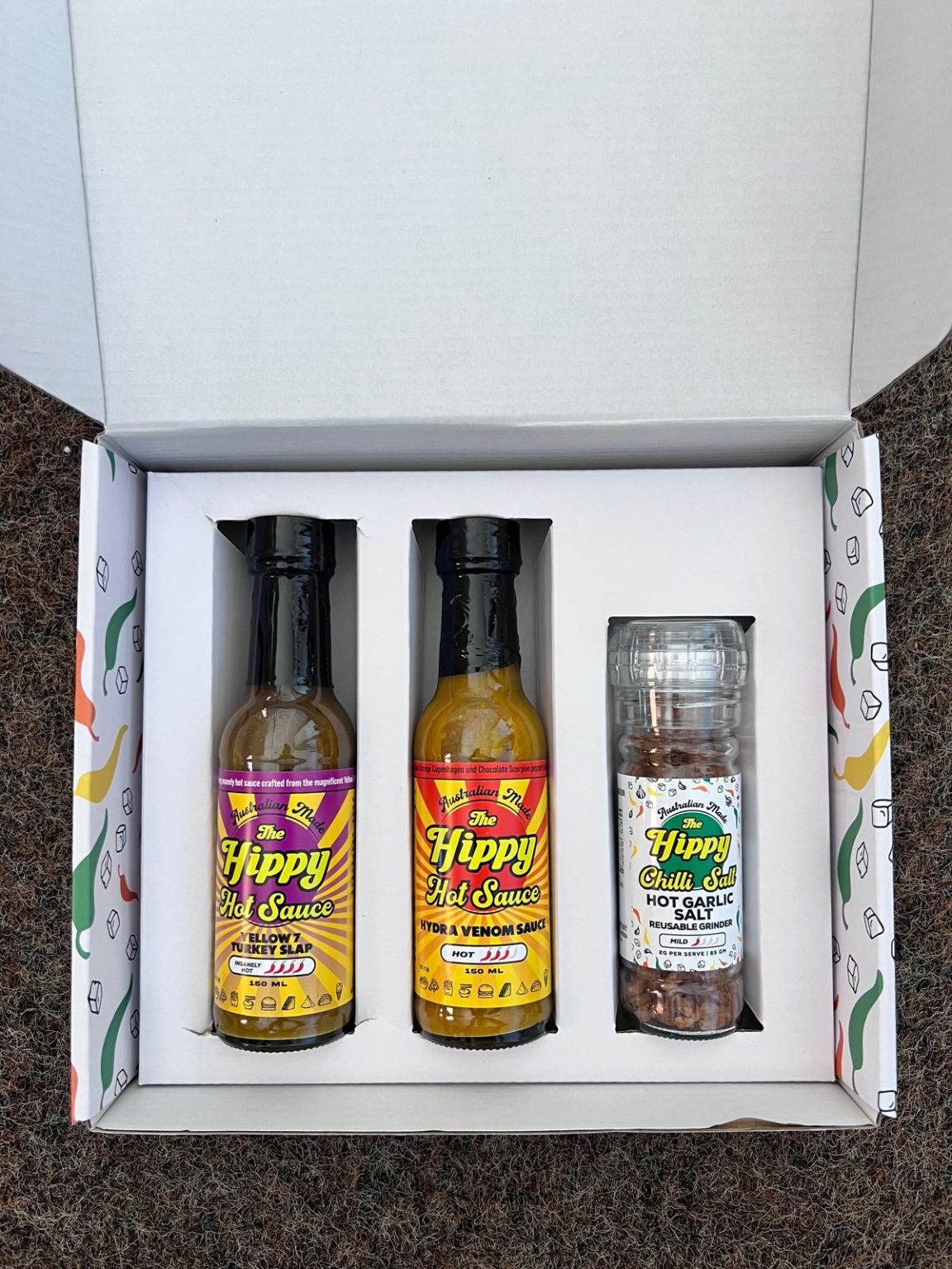 Gift Pack – Two Signature Chilli Sauces & a Chilli Salt